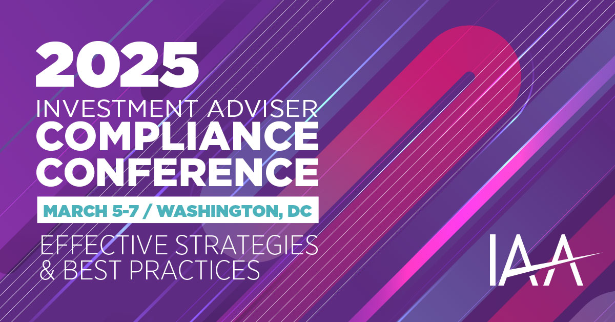 2025 Investment Adviser Compliance Conference - Investment Adviser ... 2025 Investment Adviser Compliance Conference - Investment Adviser ...